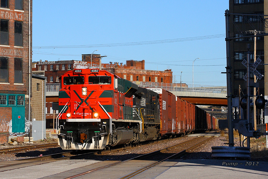 Westbound UP Auto Train